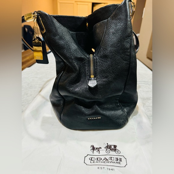 Coach | Bags | Coach Madison Leather Phoebe Black | Poshmark